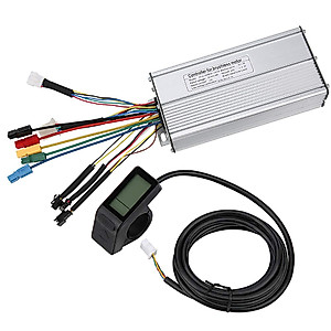 EVTSCAN E-Bike 36V/48V 30A Brushless Controller Electric Bike KT LCD4 Display Screen Kit Normal Connector
