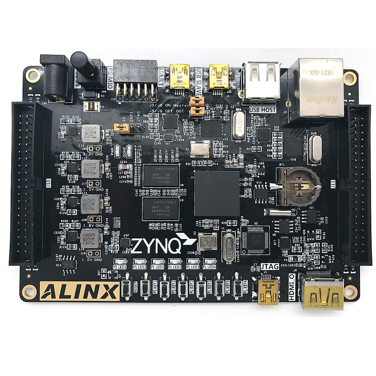 ALINX Brand Xilinx Zynq-7000 ARM/Artix-7 FPGA SoC Development Board Zedboard (AX7020, FPGA Board with DA/AD/Camera/LCD Module)