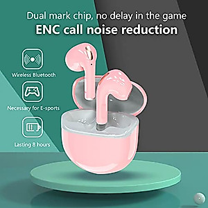 Bluetooth Headphones, Sports Bluetooth Earbuds Gym Wireless Earbuds, Waterproof Sweatproof Noise Canceling Ear Buds with HiFi Stereo Sound, Mini Charging Case Ear Buds for Android iOS