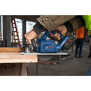 BOSCH GKS18V-25GCB14 PROFACTOR™ 18V Connected-Ready 7-1/4 In. Circular Saw Kit with Track Compatibility and (1) CORE18V® 8 Ah High Power Battery