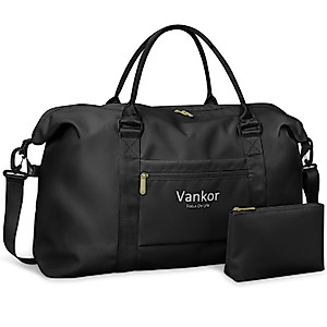 Large Duffle Bag for Travel Waterproof 21 Inch, Vankor Gym Duffel Bag for Women Men Durable Carry on Weekender Overnight Sports Luggage Weekend Beach Yoga Workout Hospital Mommy Diaper Bag Cow Print