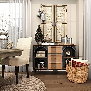 Deco 79 Rustic Metal Cowbell Decorative Bells, 5", 4", 3"H, Silver