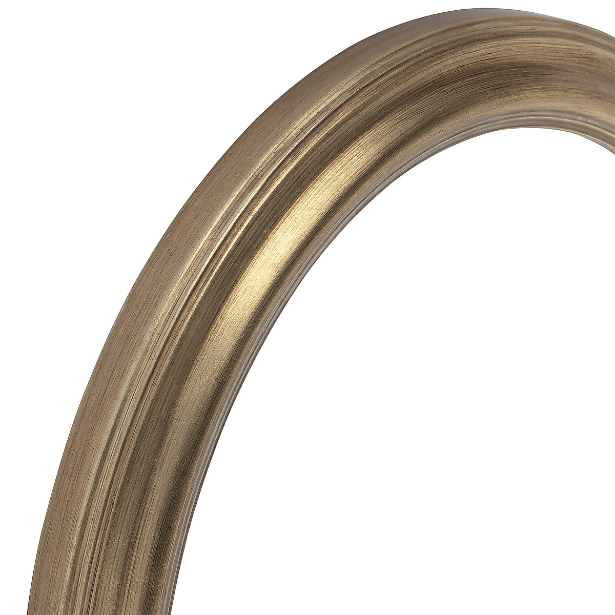 Stein Design Oval Frames - Hand-Finished Open-Back Oval Frames for Canvas, Does not Include Glass or Backing - [Champagne Silver - 11"x14"]