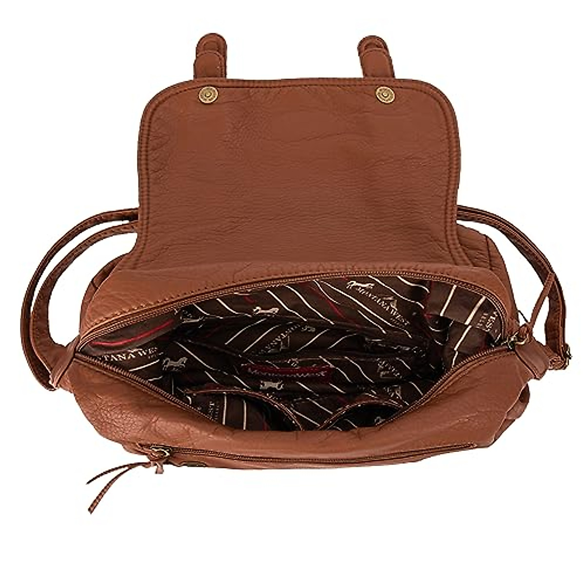 Montana West Crossbody Bags for Women Messenger Bags Multi Pocket Shoulder Purse and Handbags Pocketbook,MWC-045-CM