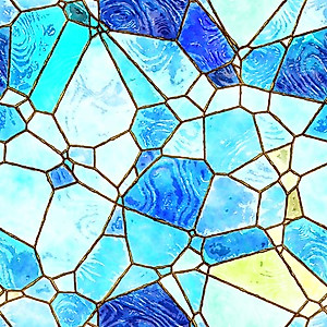 Soft Neoprene Candle Cozy for Standard 18 oz Candle Jar - Stained Glass