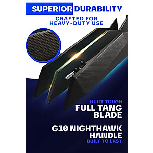 Dalstrong Kiritsuke Knife - 8.5 inch - Shadow Black Series - Black Titanium Nitride Coated - High Carbon - 7CR17MOV-X Vacuum Treated Steel Kitchen Knife - Sheath - Chef Knife - NSF Certified