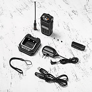 BAOFENG UV-9G GMRS Radio Waterproof IP67, Outdoors Two Way Radios Long Range Rechargeable, Handheld Dual Band NOAA Scanner, GMRS Repeater Capable, Programming Cable Included