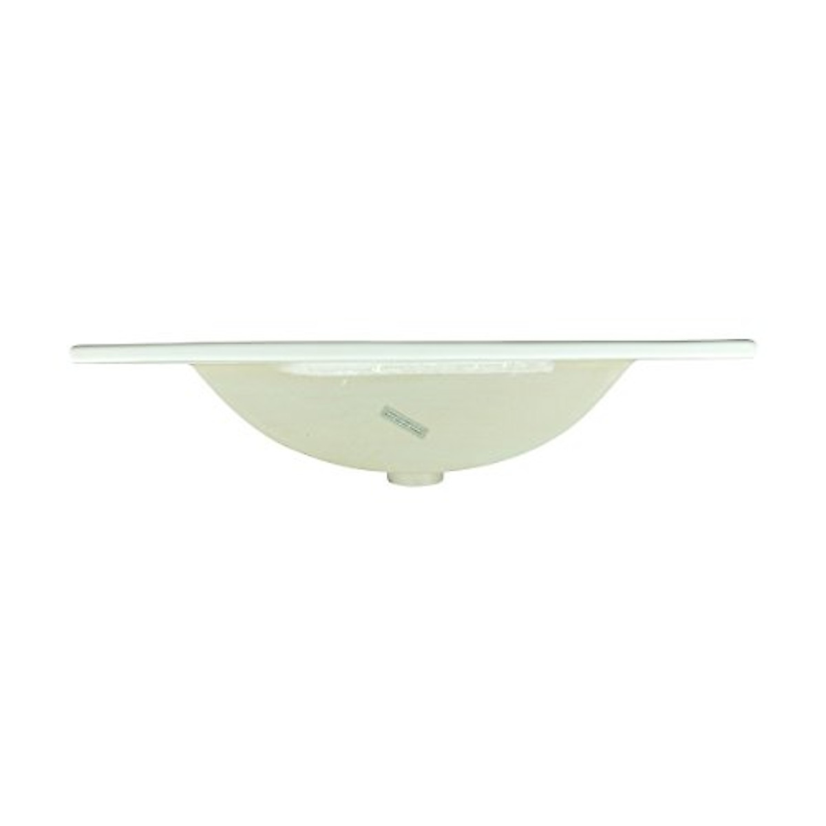 Renovators Supply Manufacturing Luke 24" Drop-in Self-Rimming Rectangular Bathroom Sink in White with Overflow