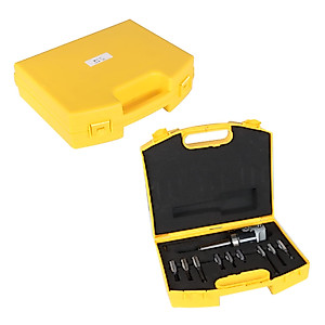 findmall 9Pcs Boring Head 1/2 Inch Carbide Boring Bar Set Milling with MT2 Handle 3/8-16 Thread 2 Inch Boring Bar Set