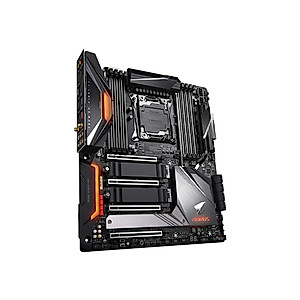 GIGABYTE X299X AORUS Master (Intel/X299/E-ATX/12 Phase Digital VRM/Triple Fins-Array Heatsink/ESS Sabre DAC/WiFi 6/10G LAN/5G LAN/Motherboard)