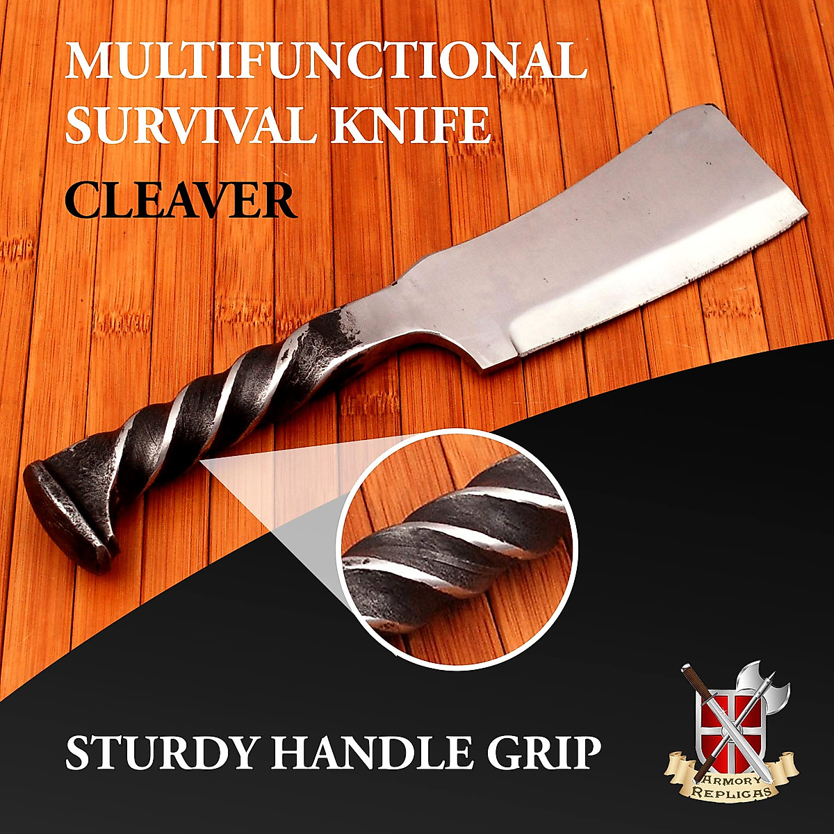 Armory Replicas The Butcher Locomotive Railroad Spike Cleaver Knife