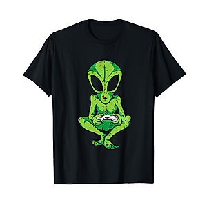 Gaming Alien Console Video Game Controller Cool Gamer Gifts T-Shirt