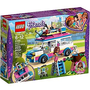 LEGO Friends Olivia’s Mission Vehicle 41333 Building Set (223 Pieces)