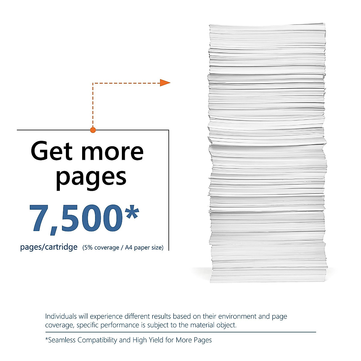 53X Toner Q7553X: 1 Pack Replacement for HP 53X Toner Cartridge P2014 P2014n P2015 P2015d P2015dn P2015x Printer, Black