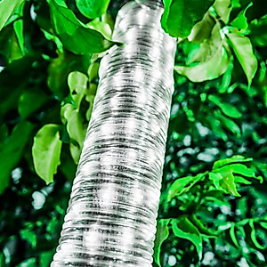 Oak Leaf Outdoor Solar String Lights, 41 Feet Solar Rope Lights 100LED Outdoor Lighting Rope, Waterproof Copper Wire Tube Lights with Solar Panel for Outdoor Indoor Home Garden Patio Parties