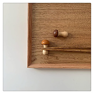 GISELA D 6Pcs Super Cute Small Mushroom Chopsticks Stand Rest Rack Spoon Fork Knife Holder Set,Creative Mushroom Shape Kitchen Accessories for Home Decoration