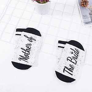 sockfun Funny Mother of The Bride Gifts, Wedding Gifts for Mom Women, Novelty Mother of The Bride Socks