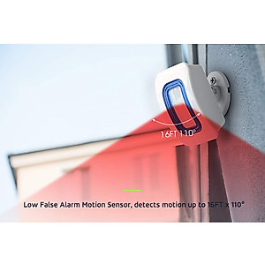 Bed Alarms and Fall Prevention for Elderly Dementia Patients Seniors,Wireless Caregiver Pager Indoor Motion Sensor Alert Elderly Monitoring for Home (2 Receiver+2 Motion Detedtor)