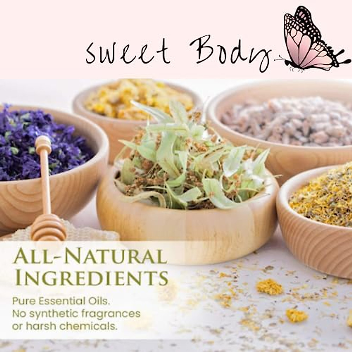 Sweet Body LAVENDER Soft & Fresh Women’s Body Mist, Fine Fragranced Body Perfume Misting Spray, Sensual light scent Fragrance, Hair & Body Spritz Essential Oils 4oz. (Lavender) Pack of 1