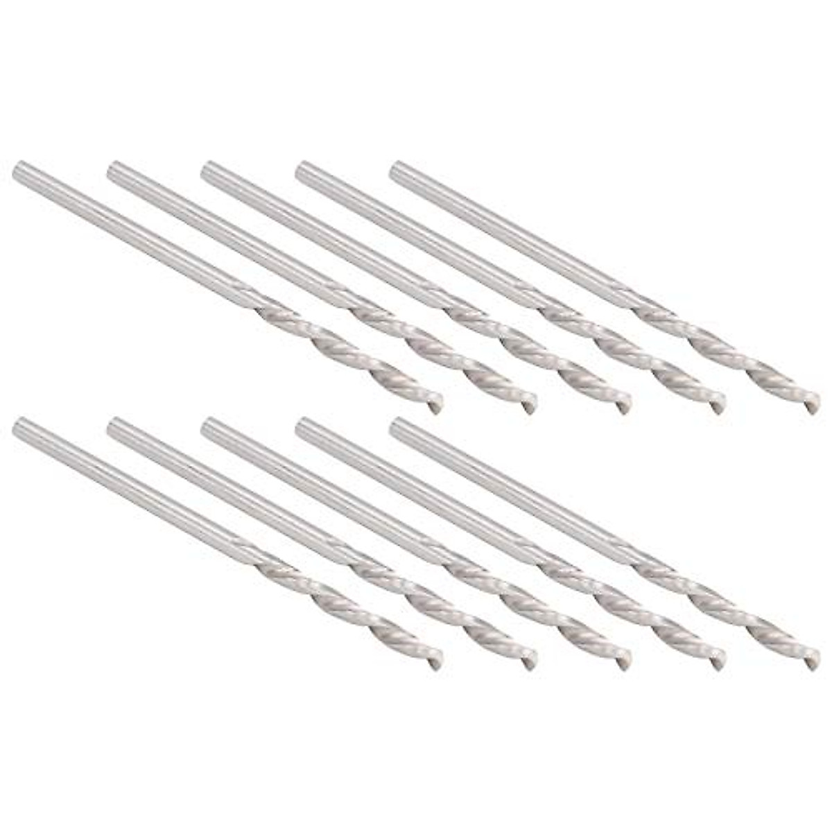 10Pcs High Speed Steel Cobalt Drill Bit Set, 1.75mm/0.07in Twist Drill Bit Small Straight Shank Pearl Drilling Machine Tools, for Pearl Beads Punching, Jewelry Processing