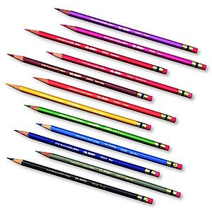 Prismacolor Col-Erase Erasable Colored Pencils, Adult Coloring, 12 Pack