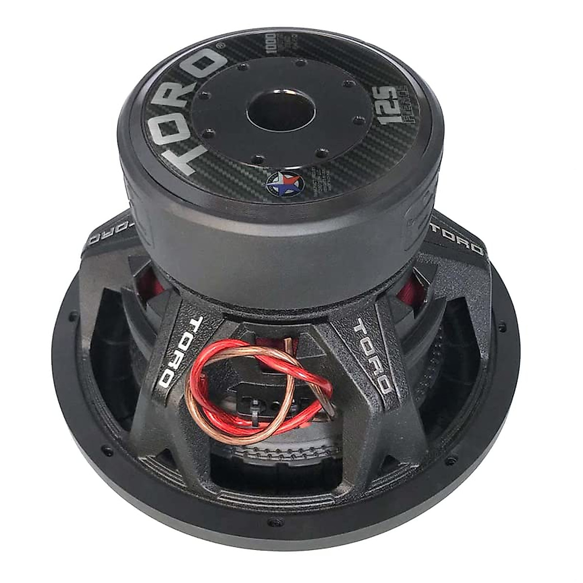 TORO TECH – FIERCE 12S, 12 Inch 1000 Watts RMS – 2000 Watts MAX – Dual 4 Ohm 2.5 Inch Voice Coil, 12” Car Audio Subwoofer for Cars, Trucks, Jeeps, Boats, Off Road with Hard Hitting Bass (Sold As Each)