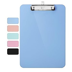Mr. Pen- Plastic Clipboard, 12.5” x 9”, Cyan Blue, Clipboards for Kids & Adults, Clipboards Plastic, Clip Board, Teacher Clipboard, Kids Clipboard, Cute Clipboard, Plastic Clipboards