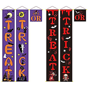Halloween Door Decorations for Home Couplet Outdoor Hanging Banner Party Decoration Curtain Couplet Halloween Festival Supplies