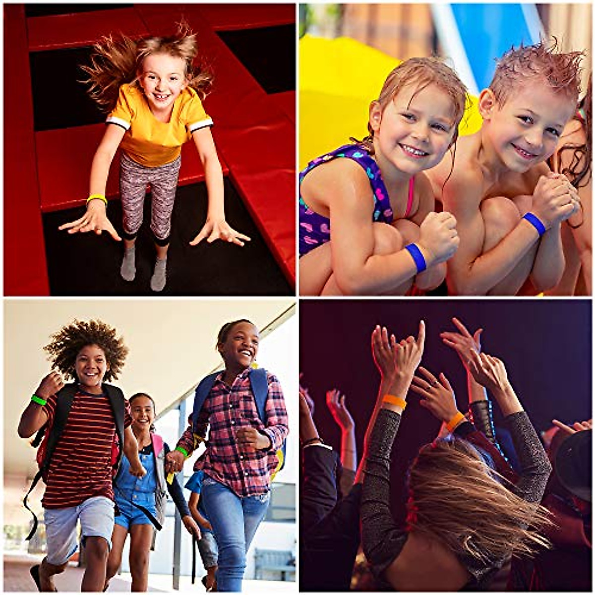 Heavier Tyvek Wristbands 7.5 Mil – Goldistock "Top 20" 200 Ct. Variety Pack- ¾” Arm Bands - 20 Unique Colors in All - Paper-Like Party Armbands - Wrist Bands for Upgrading Your Event