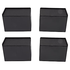 Fdit 4 Sets Furniture Riser Skid Avoidant Rubber L Shape Couch Risers Suitable for Bed Chair Washing Machine