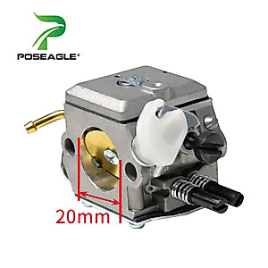 POSEAGLE 503281801 Carburetor with 575269103 Air Filter Assembly for Husqvarna 362 365 371 372 Chainsaw Replaces Husqvarna 5032818-01 5032832-03 503281801 503283203 Hd-12B