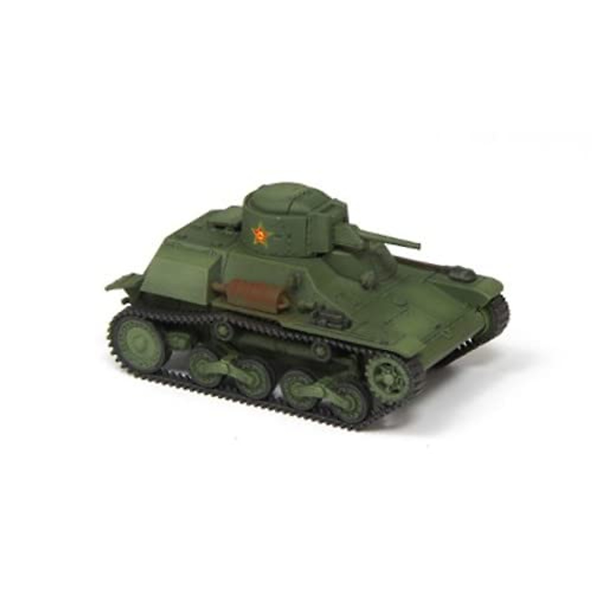S-Model China PLA Captured Type 97 & M5A1 M5A1 Stuart Light Tank 2 Vehicles Set 1/72 ABS Tank Pre-builded Model