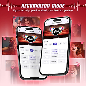 Vibrator Thrusting Dildo for Women - G Spot Vibrator Clitoral Stimulator Sex Toys Dildos Vibrator with 10 Vibration 7 Thrust Mode with Licking, Rabbit Vibrators Adult Sex Toy for Women and Couple