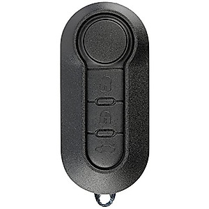 KeylessOption Keyless Entry Remote Car Uncut Flip Key Fob Control for LTQF12AM433TX