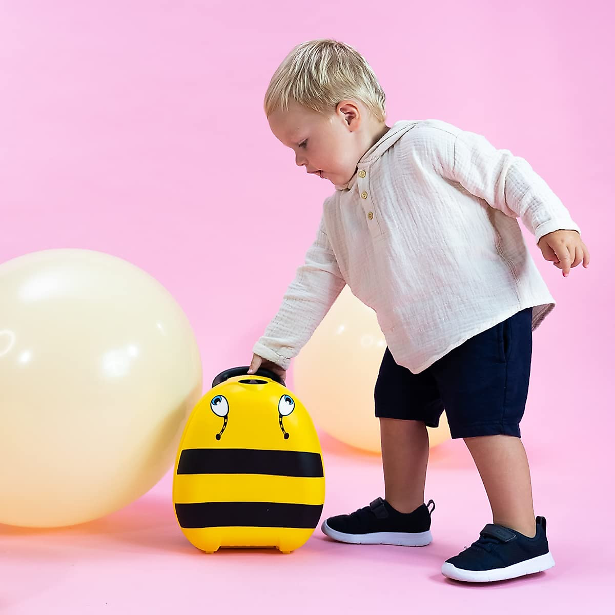 My Carry Potty - Bumble Bee Travel Potty, Award-Winning Portable Toddler Toilet Seat for Kids to Take Everywhere