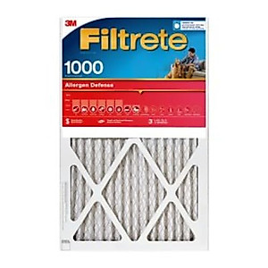 Filtrete 20x24x1 AC Furnace Air Filter, MERV 11, MPR 1000, Micro Allergen Defense, 3-Month Pleated 1-Inch Electrostatic Air Cleaning Filter, 4 Pack (Actual Size 19.81x23.81x0.81 in)