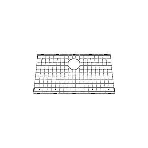 Grey Stainless Steel 16 X 29-inch Bottom Shelf Grid Kitchen Sink Rack