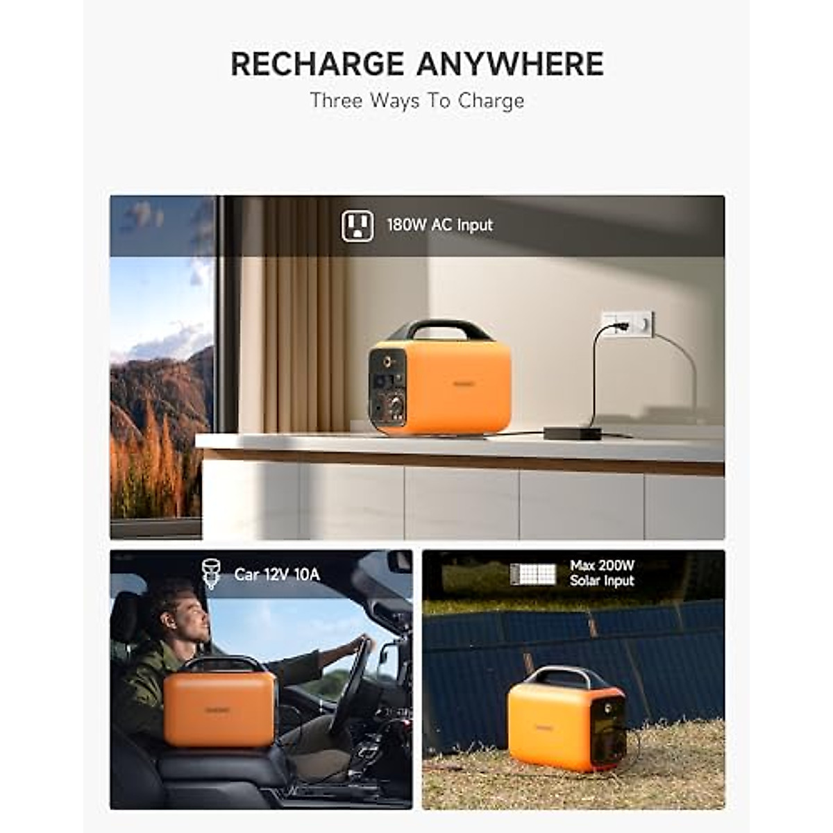 Runhood Solar Generator Rallye 600 Pro, 1296Wh Portable Power Station Hot Swappable Energy Bar Backup Batteries(4*EB324), 110V/600W AC Outlet for Outdoors Camping Travel, Home Use, Emergency, CPAP