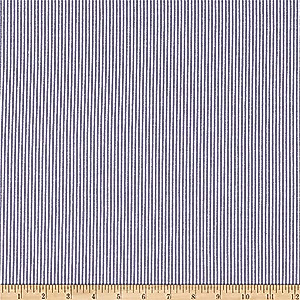 Seersucker Stripe Lavender & White (15 Yard Bolt)