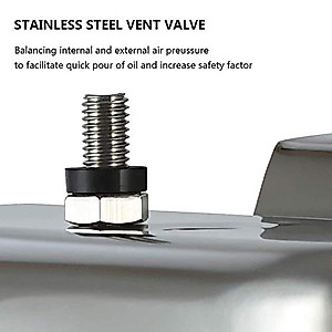 SANDSXZHQ Stainless Steel Gas Can Petrol Diesel Can Portable Stainless Steel Gasoline Tank，with Oil Guide Pipe，10L/20L，for Gasoline and Diesel Gasoline Cans Metal Gas Can (Size : 10L),Multi-colored