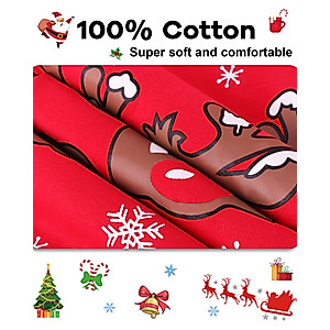 DAUGHTER QUEEN Girls Christmas Pajamas 18-24 Month Baby Toddler Xmas PJs Deer Pj Sets 100% Cotton Comfy Soft Sleepwear Elk Jammies Clothes Outfits 18M/Mo, 24M/Mth