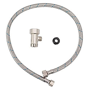 Ultra Slim Bidet Attachment, Easy Installation, Washer with 7/8 Copper Tee for Toilet