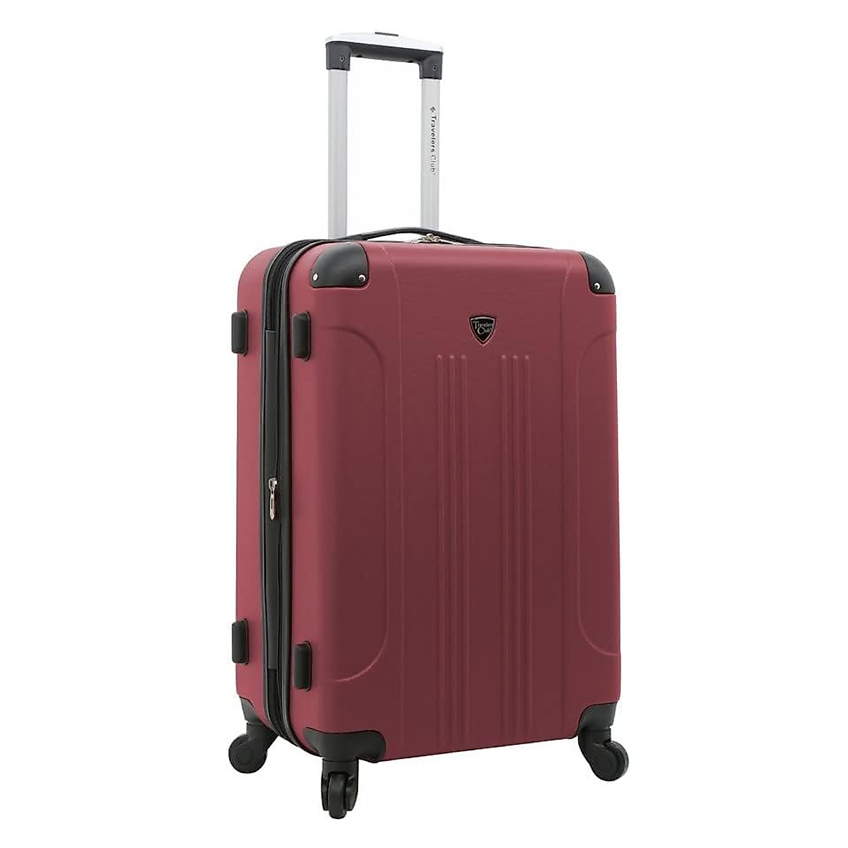 Travelers Club Chicago Hardside Expandable Spinner Luggages, Apple Butter, 5 Piece Set