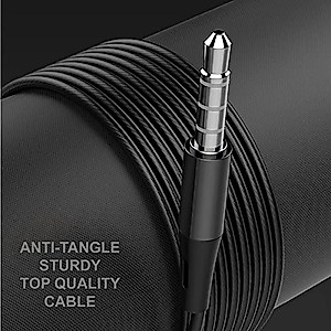 kolodosa Ear Buds for Laptop - 4 Pack Earphones with mic Wired Headphones and Microphone Sport Gym Running Workout Earbuds fits iPhone Android Kids Computer PL 3.5 Jack chromebook pc