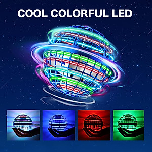 Nacai Flying Orb Ball,Galaxy Ball Toy 2023,Hover Orbs Cosmic Globe Boomerang Ball,Atmotoys Magic Spinner Drone Cool Christmas Birthday Gifts for Kids Ages 6 7 8 9 10+Boy Girl(Blue)