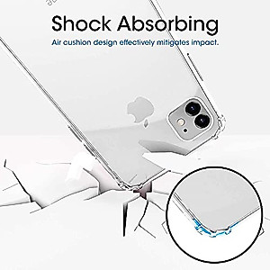 HVDI Clear Magnetic Case for iPhone 11 with Mag-Safe Wireless Charging, Soft Silicone TPU Bumper Cover, Thin Slim Fit Hard Back Shockproof Anti-Yellow Protective Case for iPhone 11 6.1Inch