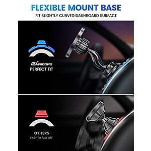 eSamcore Magnetic Phone Holder for Car, iPhone MagSafe Car Mount Strong Phone Magnet for Car Dashboard Cell Phone Holder Car Fits Mag Safe iPhone 14/13/ 12 Pro Max & Android Phones