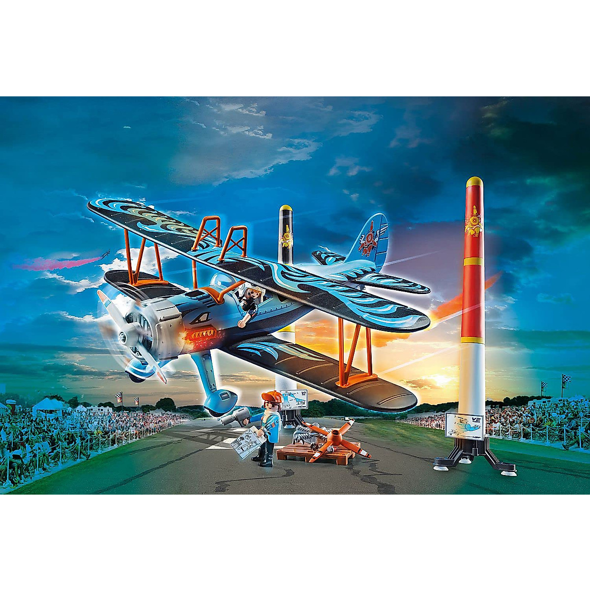 Playmobil Air Stunt Show Phoenix Biplane