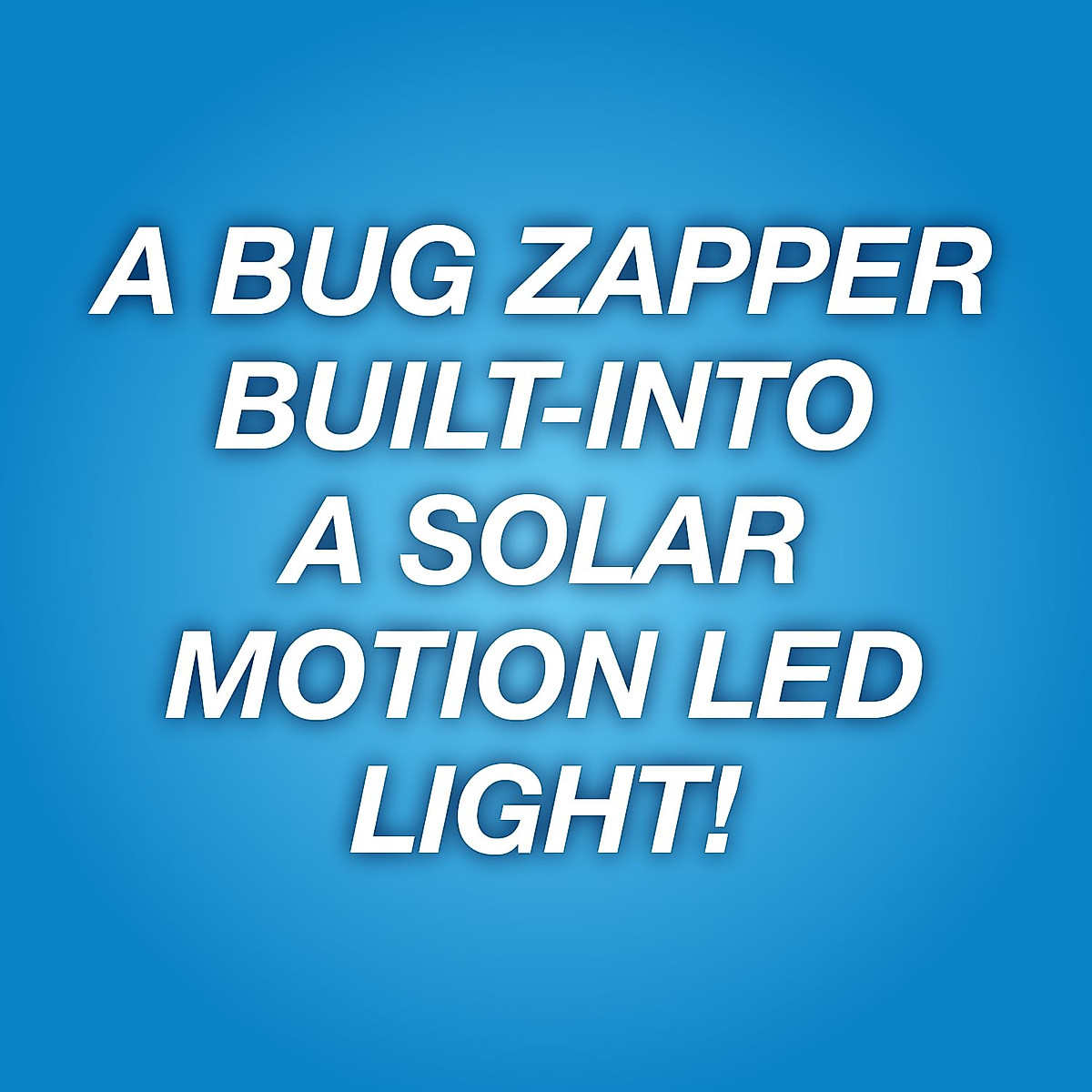 PIC 2-in-1 Solar Bug Zapper and Motion Sensor LED Light, Outdoor Electric Insect Killer, Mosquito Fly Zapper Trap for Outdoor Use (3 Pack)