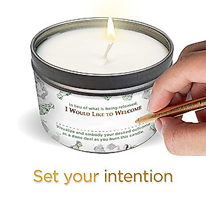 MAGNIFICENT 101 White Sage Smudge Candle for House Energy Cleansing, Banishes Negative Energy I Purification and Chakra Healing - Natural Soy Wax Tin Candle
